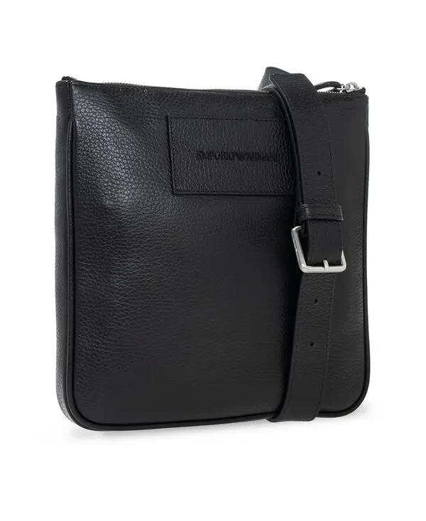 Emporio Armani Logo Patch Messenger Bag
