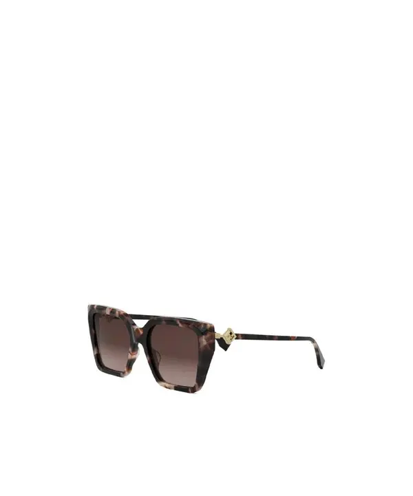 Fendi Cat-eye Frame Sunglasses - Brown