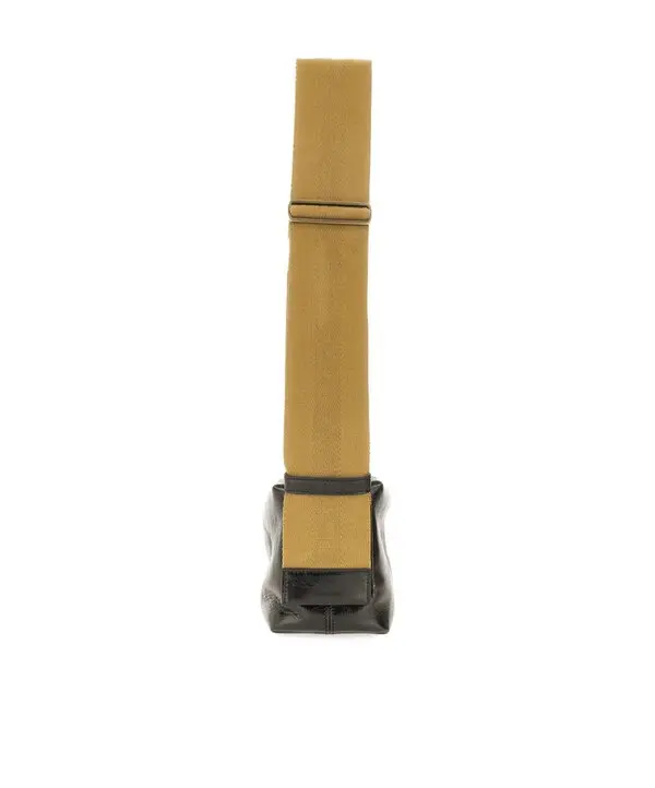 UMA WANG Zipped Patent-leather Shoulder Bag