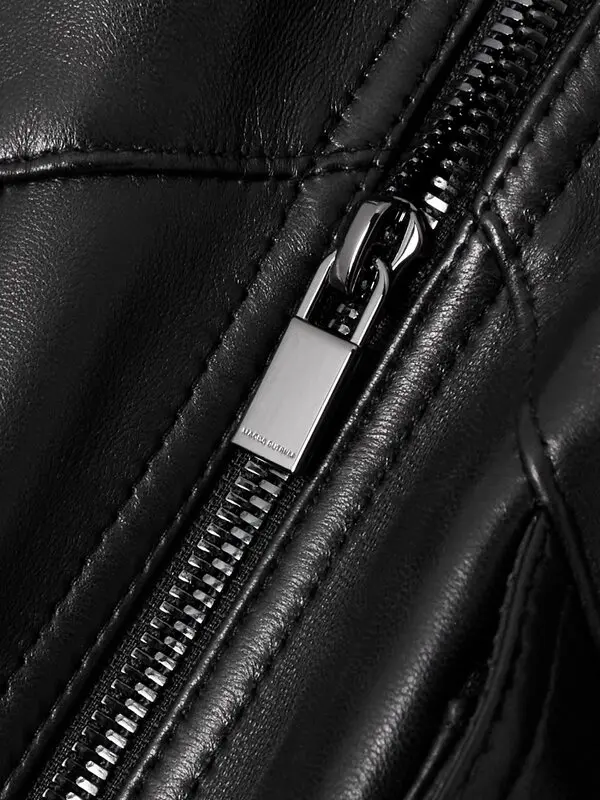 Magda Butrym Long-sleeved Leather Jacket