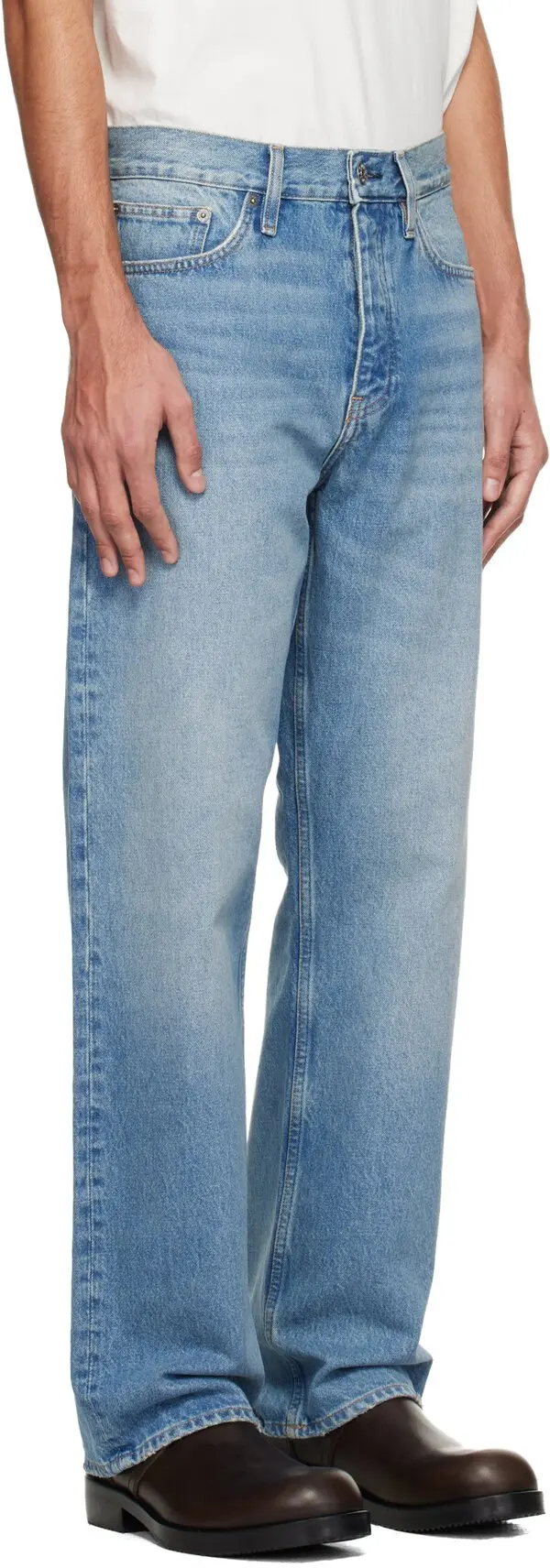 SUNFLOWER Belt Loop Jeans - Blue