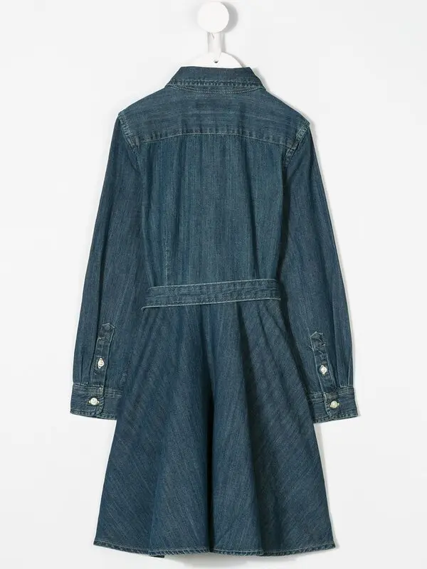 Polo Ralph Lauren Denim Shirt Dress With Embroidered Pony