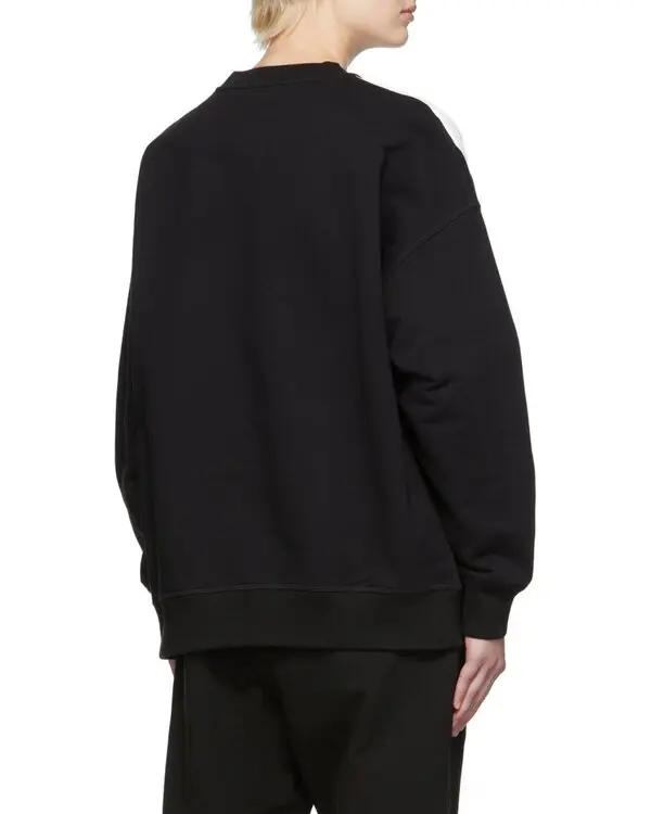 Alexander McQueen Graffiti Print Crew Neck Sweater