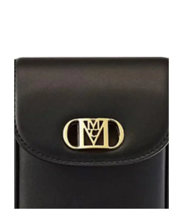 Mcm Gold-button Shoulder Bag