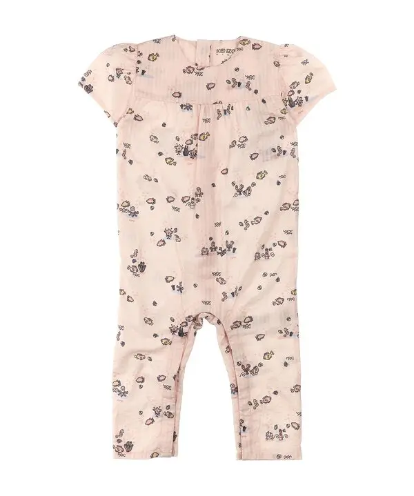 Kenzo Short-sleeved Jumpsuit - Nude