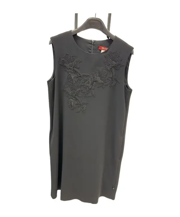 Max Mara Sleeveless Dress With Applique