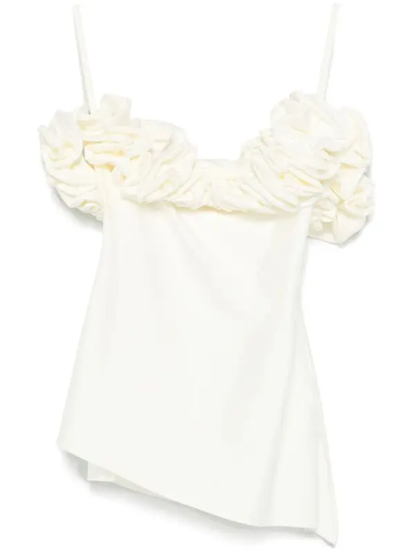 Coperni Ruffled Asymmetric Top - No