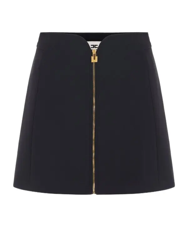 Elisabetta Franchi A-line Mini Skirt - Black