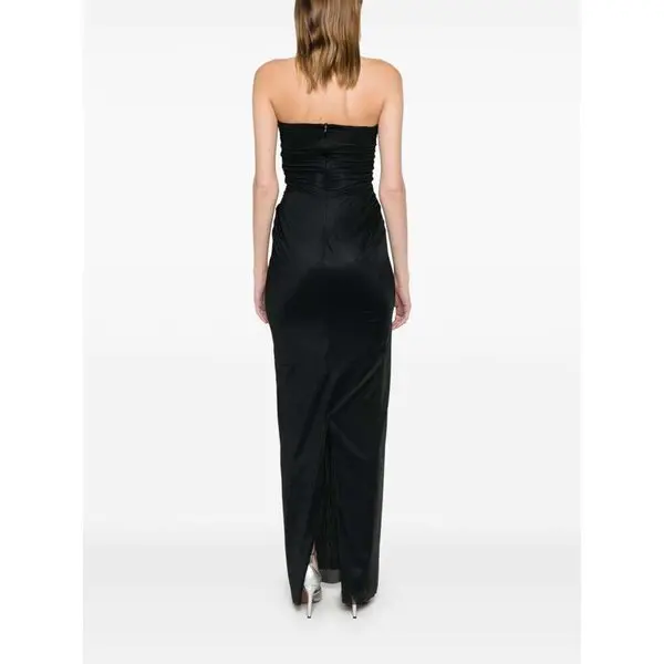 Christopher Esber Strapless Plunging Neck Maxi Dress