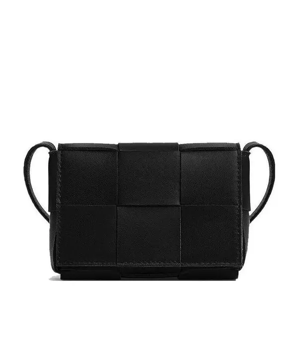 Bottega Veneta Intreccio Cassette Mini Bag - Black