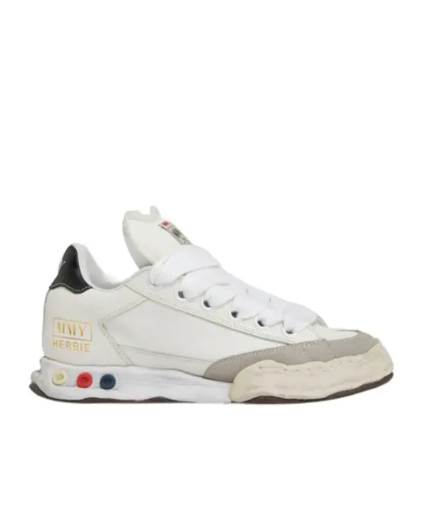 Mihara Yasuhiro Herbie Puffer Lace-up Sneakers - White