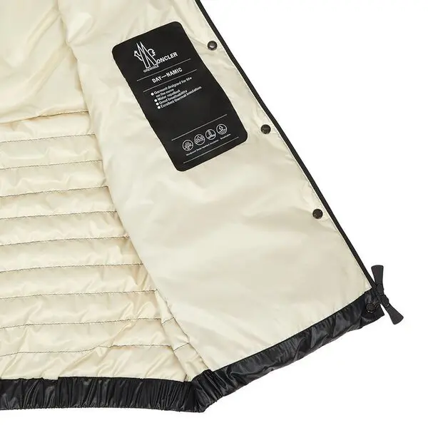 Moncler Logo Patch Padded Gilet - Black