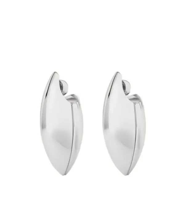 Givenchy Cocoon Earrings In Metal - Silver