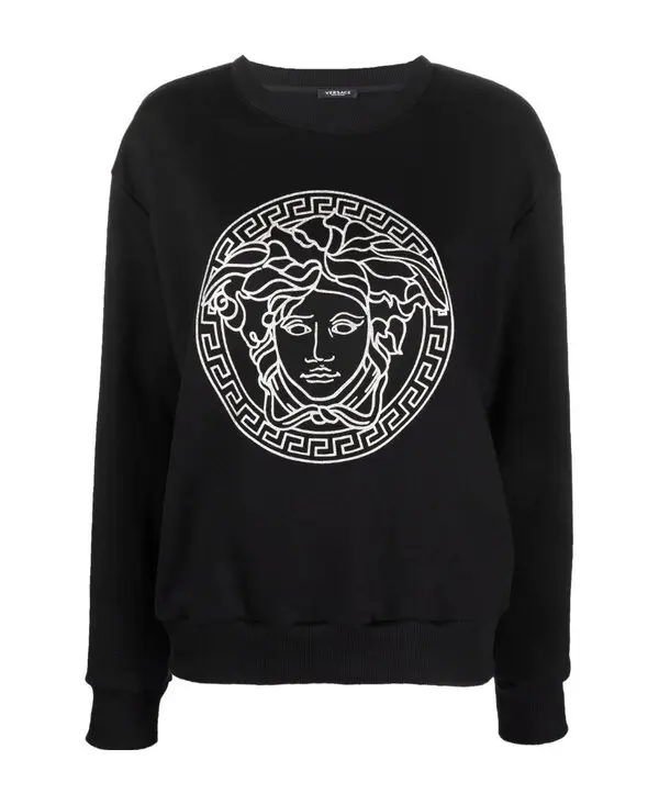 Versace Medusa Head Printed Crewneck Sweatshirt