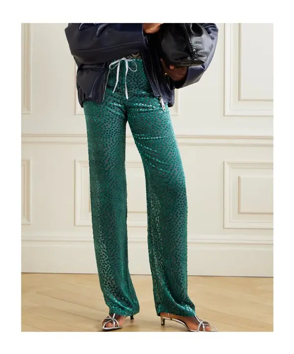 Dries Van Noten Polka-dot Trousers