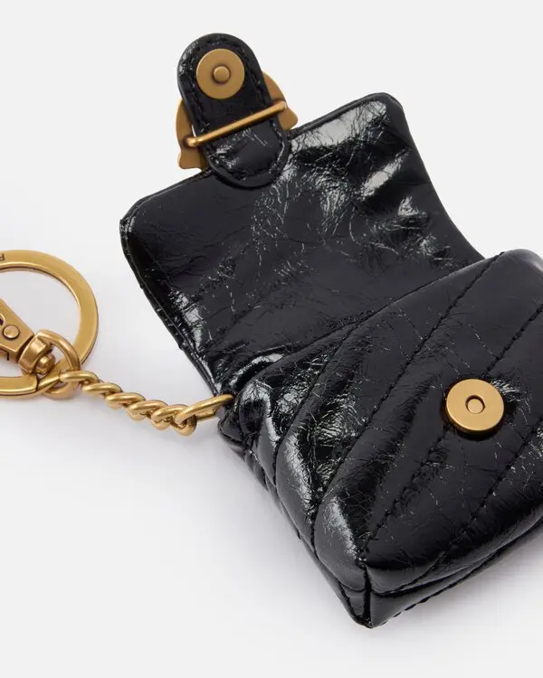 Pinko Love Bag Puff Airpods Case - Black
