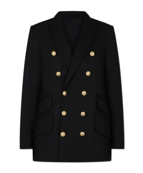 Balmain Double-breasted Blazer With Iconic Buttons