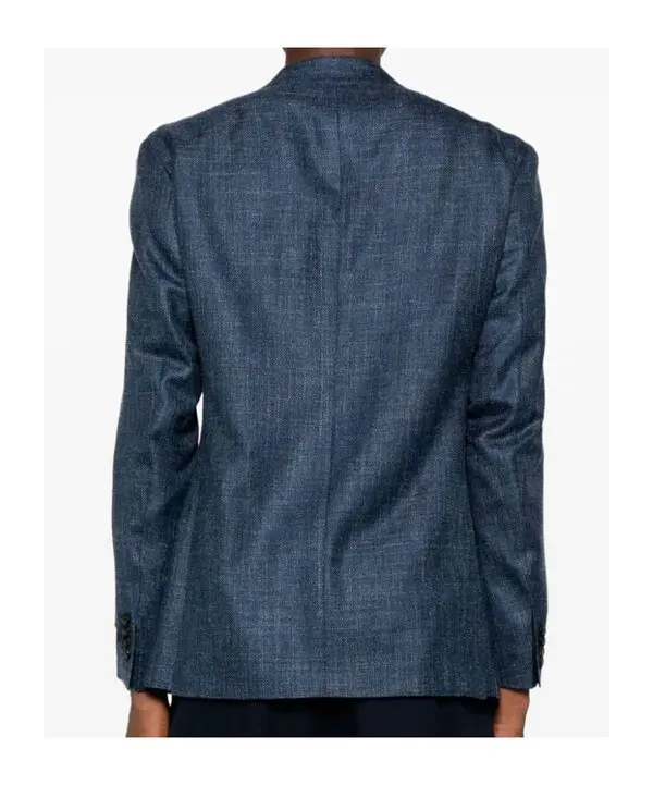 Canali Single-breasted Blazer - Blue