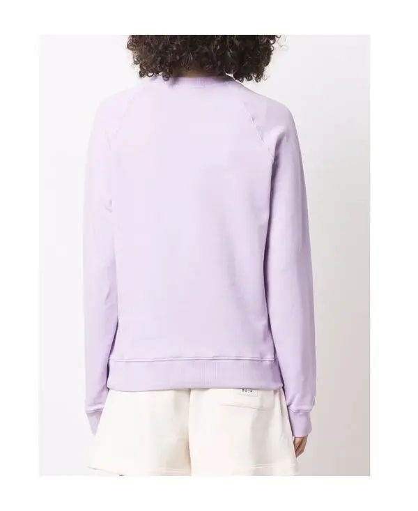 MSGM Logo Crewneck Sweatshirt - White
