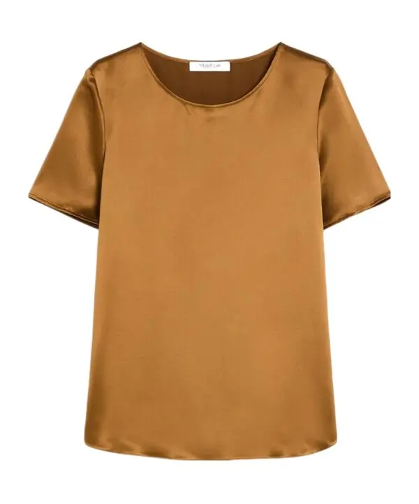 Max Mara Dida T-shirt - Tobacco Color