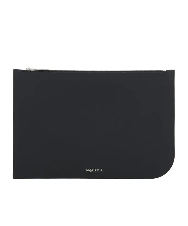 Alexander McQueen Large Sling Zipped Pouch - Black