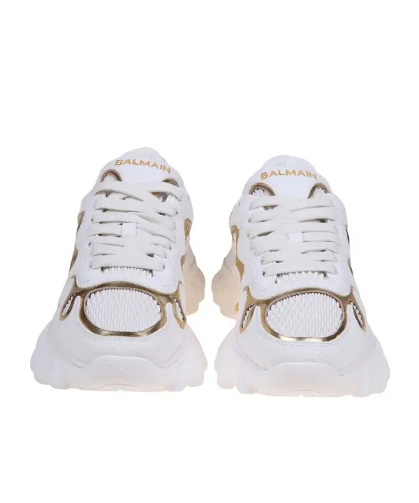 Balmain B-east Lace-up Sneakers - White
