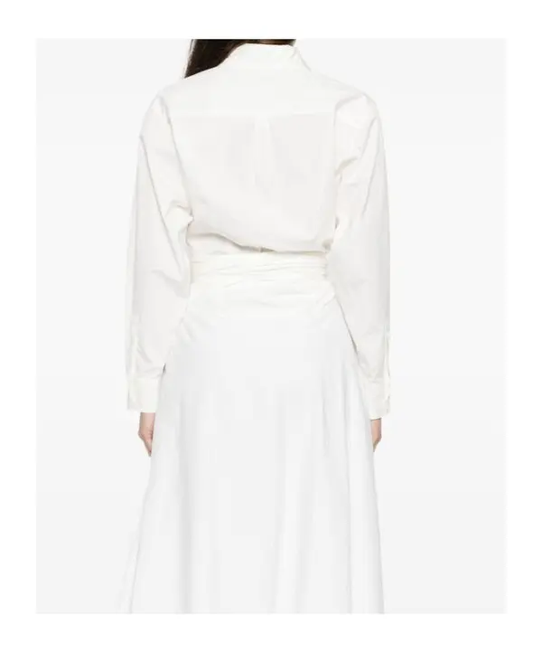 Max Mara Long Sleeve Tie-front Shirt