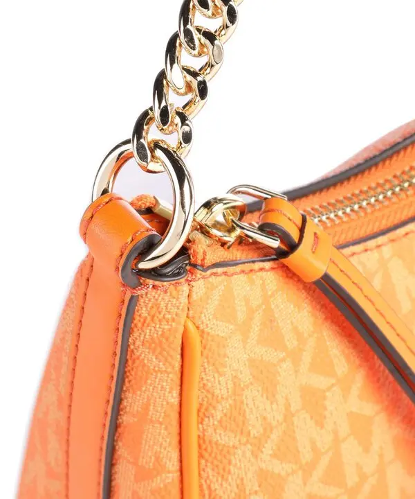 Michael Kors Logo Monogram Shoulder Bag - Orange