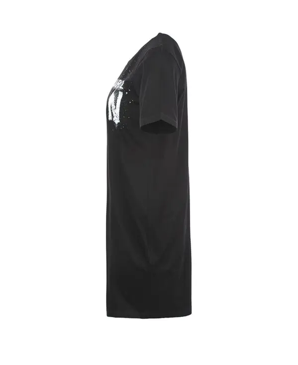 Dsquared2 Icon Spray Printed Mini T-shirt Dress