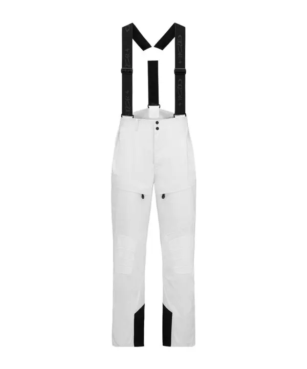Dior And Lewis Hamilton Ski Pants With Suspenders - White