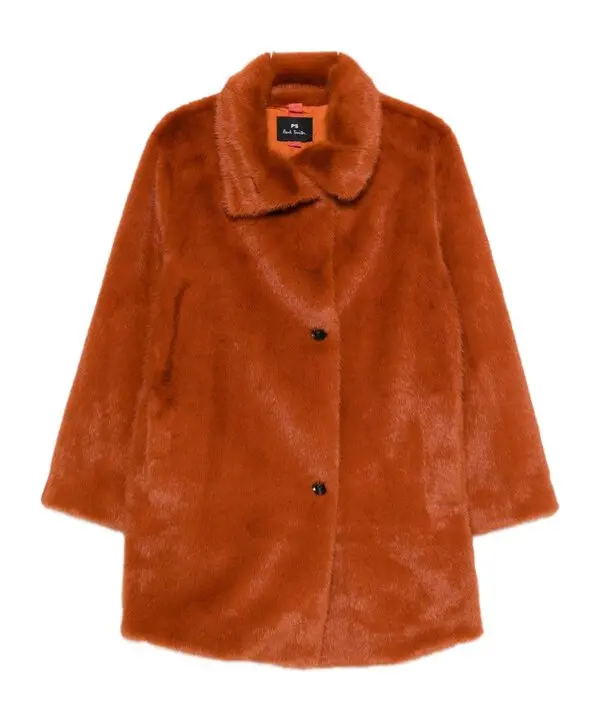 Paul Smith Faux Fur Lapel Collar Jacket