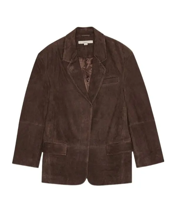 REMAIN BIRGER Padded-shoulder Blazer