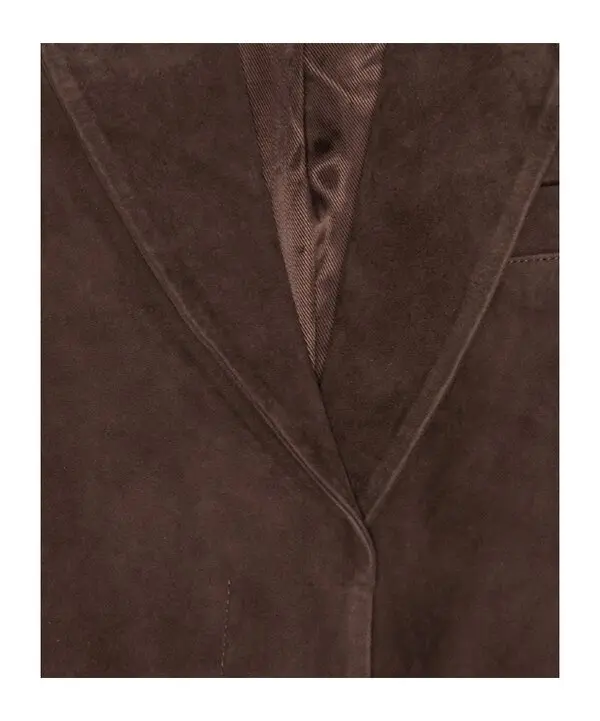 REMAIN BIRGER Padded-shoulder Blazer