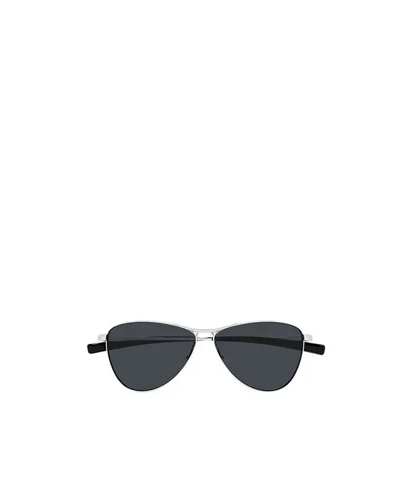 Saint Laurent Vesper Aviator Sunglasses - Silver