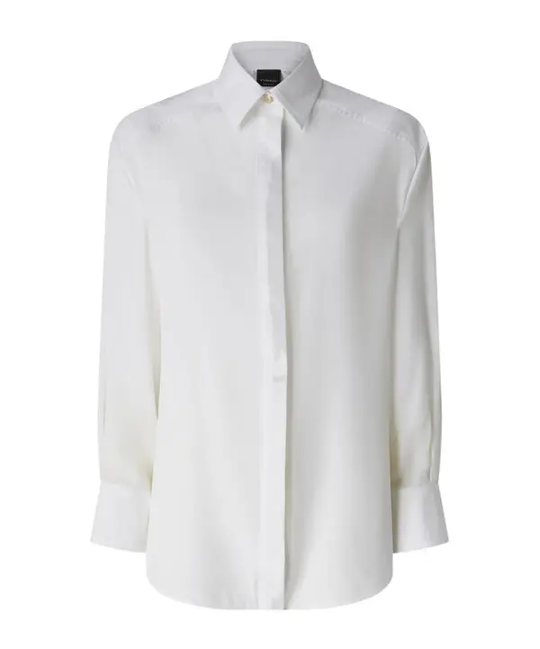 Pinko Long-sleeved Shirt With Pointed Collar