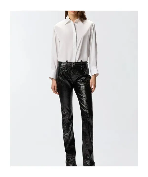 Pinko Long-sleeved Shirt With Pointed Collar