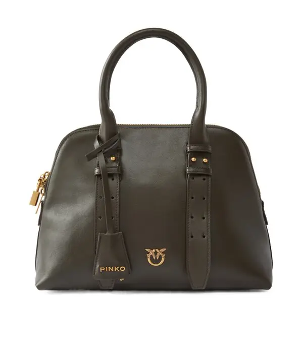 Pinko Escape Bag Medium Bowling Handbag - Black