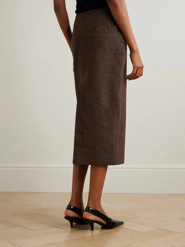 BLAZÉ MILANO Slit Midi Skirt