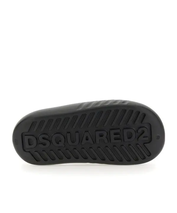Dsquared2 Logo Embossed Slip-on Slides