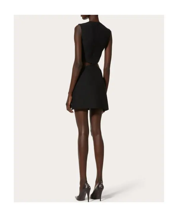 Valentino Garavani Sleeveless Cut-out Mini Dress