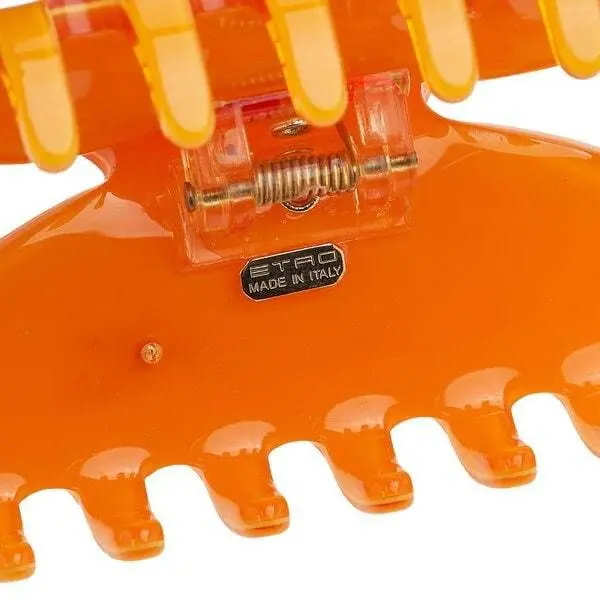 Etro Logo Hair Claw - Yellow