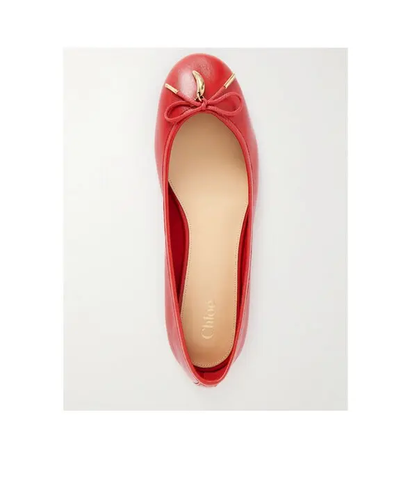 Chloé Iris Ballet Flats - Red