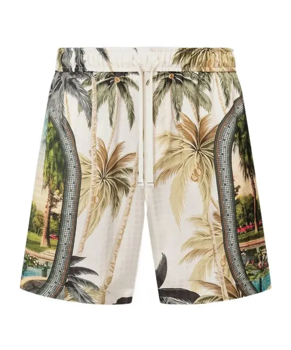 Amiri Paradise Printed Drawstring Shorts - Multi-color