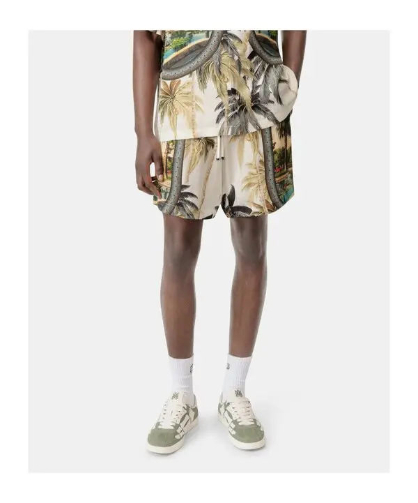 Amiri Paradise Print Drawstring Shorts - Multi-color