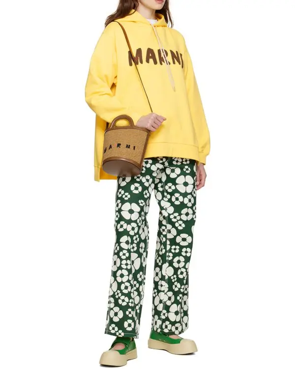 Marni Tropicalia Small Bucket Bag - Brown