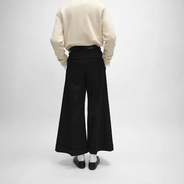 Celine Dock Trousers In Wool And Mohair Gabardine
