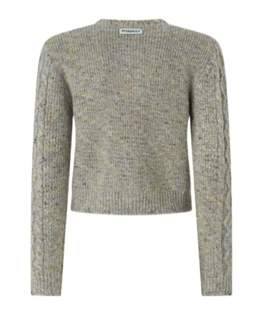 Pinko Cable-knit Button Cardigan