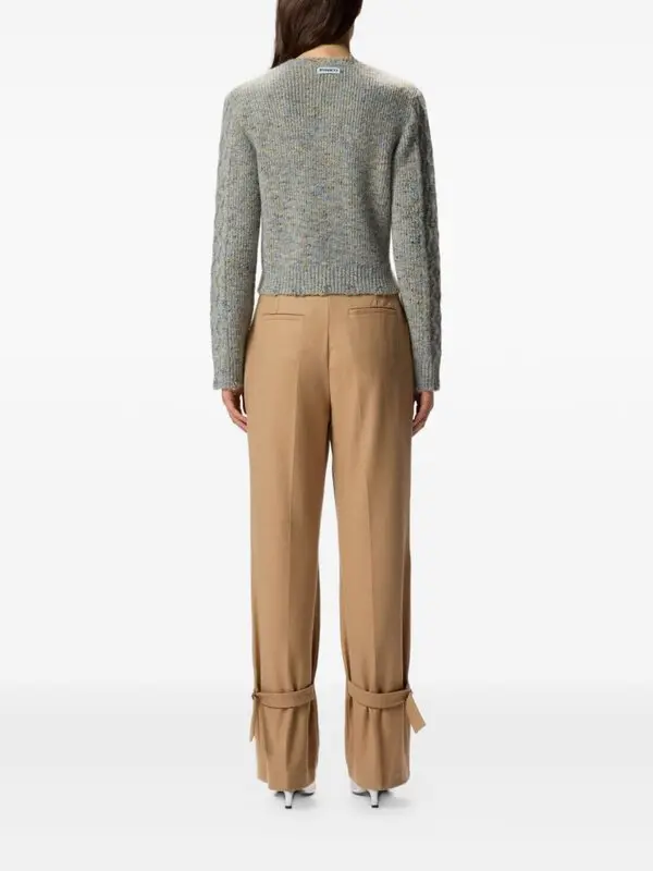 Pinko Cable-knit Button Cardigan