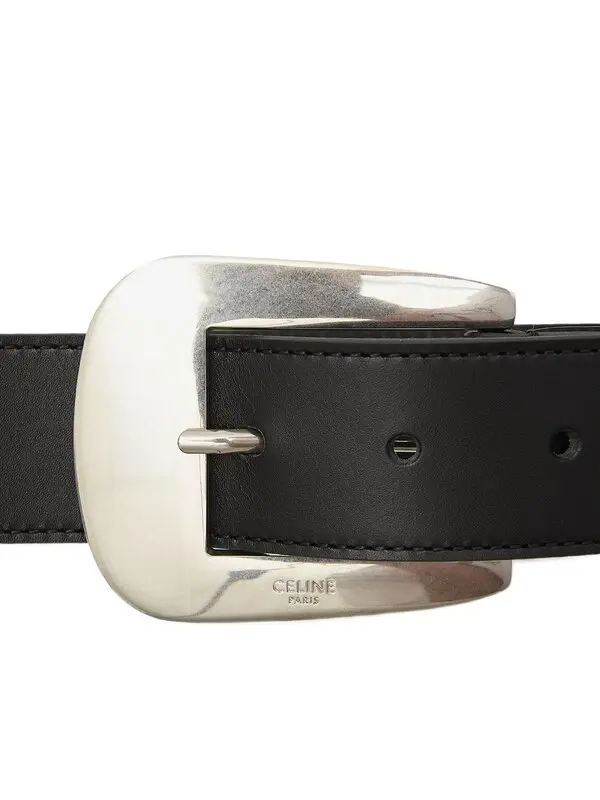 Celine Large Marco Belt In Vintage Calfskin
