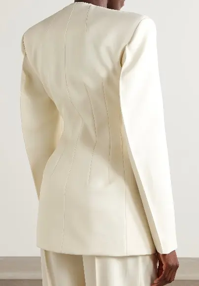Wardrobe.NYC Rosie Huntington-whiteley Blazer Dress - White